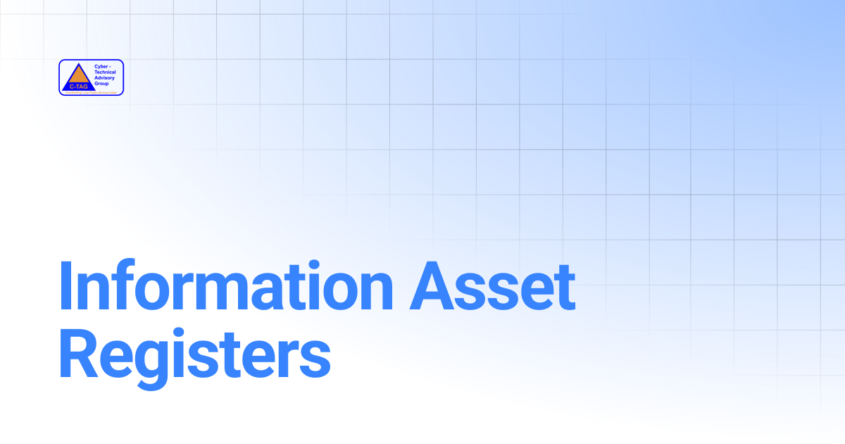 Information Asset Registers | Policy & Guidance